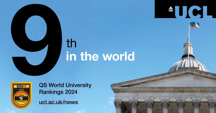 UCL ranked in the top 10 universities in the world 12 years running | UCL School of Management